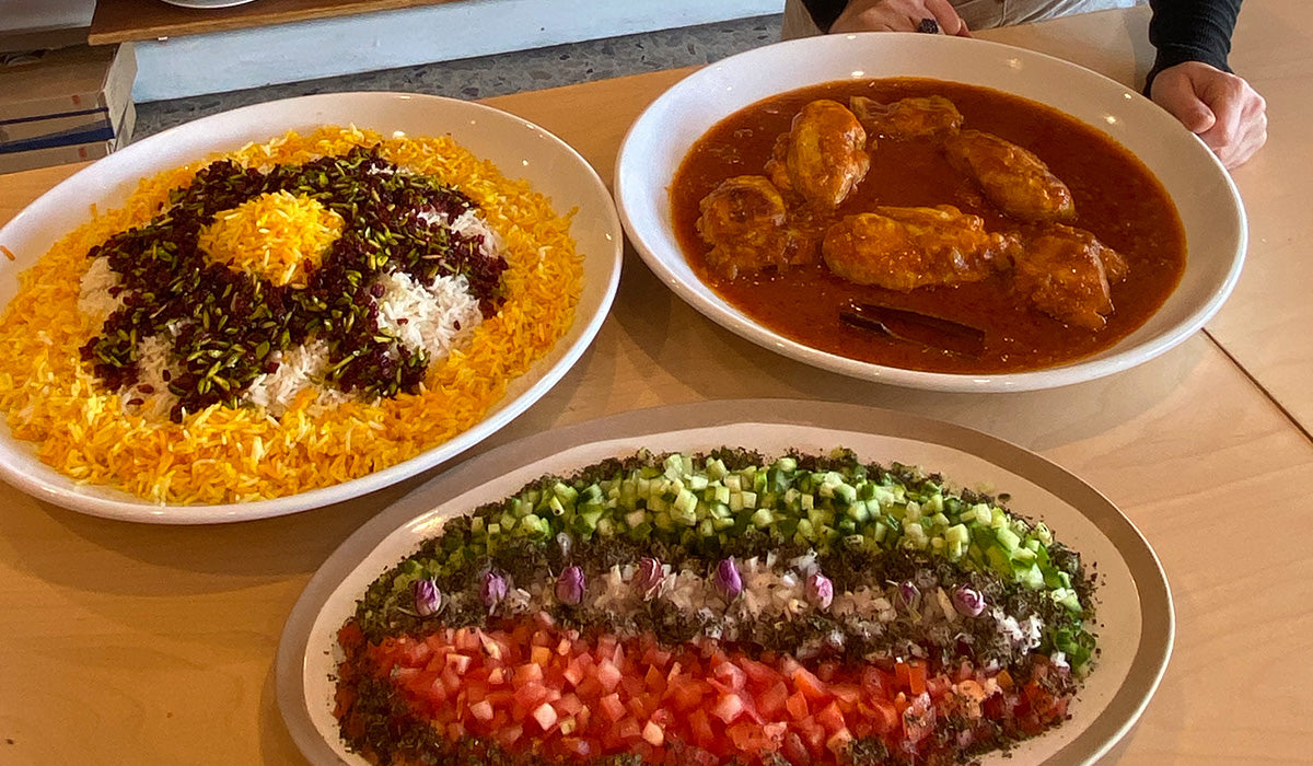 Tayebeh’s Zereshk Polo ba Morgh - Hagen's Organics